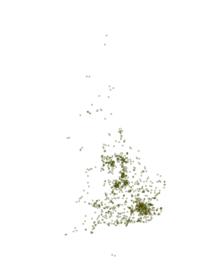 Map of the Distribution of the Surname Seal in United Kingdom and in ...